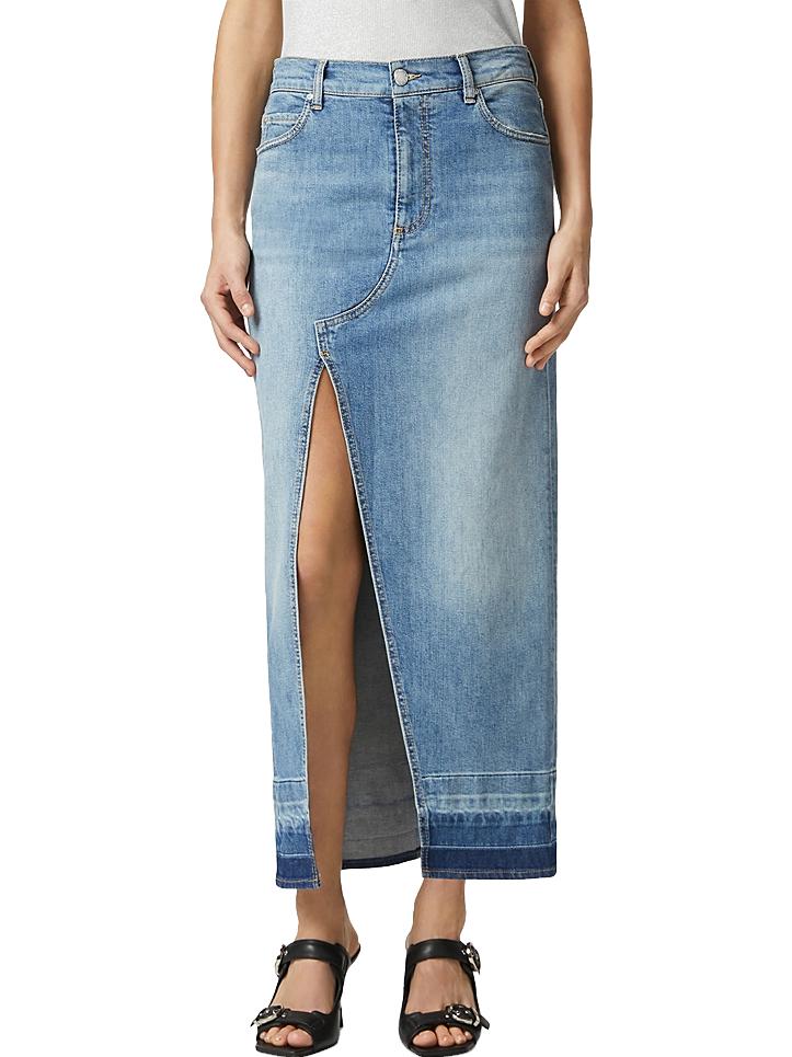 PINKO Il Cairo Maxi Denim Skirt
